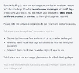 How To Write A Return Policy For Your Small Business