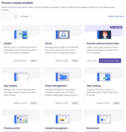 Jira Service Management Project Templates
